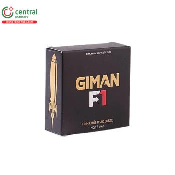 Giman F1 - Hỗ trợ tăng cường sinh lý nam, làm chậm quá trình mãn dục