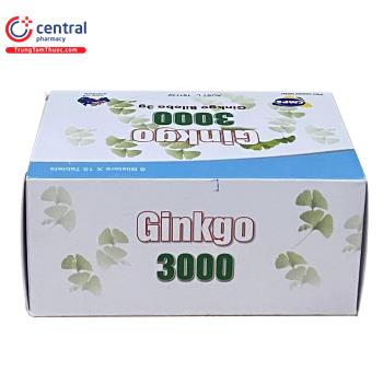 Thuốc Ginkgo 3000 tăng cường tuần hoàn não, dự phòng đột quỵ