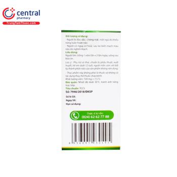 [CHÍNH HÃNG] Ginkgo 360 Natto-Q10 Abipha tăng cường tuần hoàn của não