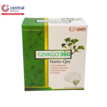 [CHÍNH HÃNG] Ginkgo 360 Natto-Q10 Abipha tăng cường tuần hoàn của não
