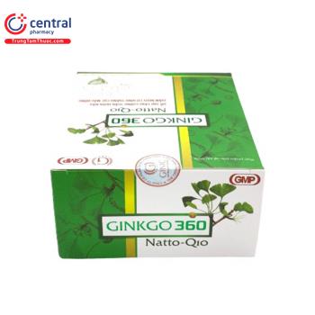 [CHÍNH HÃNG] Ginkgo 360 Natto-Q10 Abipha tăng cường tuần hoàn của não