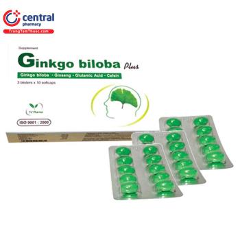 [CHÍNH HÃNG] Thuốc Ginkgo Biloba Plus TC Pharma tăng tuần hoàn não
