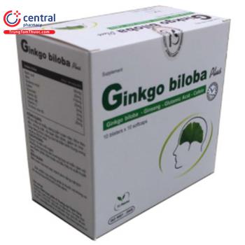 [CHÍNH HÃNG] Thuốc Ginkgo Biloba Plus TC Pharma tăng tuần hoàn não