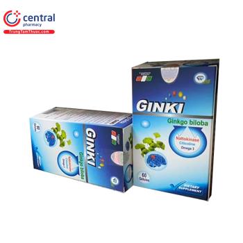 [CHÍNH HÃNG] Thuốc GINKI Ginkgo Biloba cải thiện chức năng não bộ