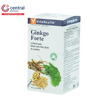 Thuốc Ginkgo Forte VitaHealth hỗ trợ bảo vệ sức khỏe, chống mệt mỏi
