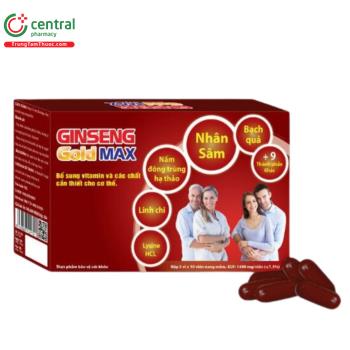 Ginseng Gold Max - bồi bổ cơ thể, tăng cường hệ miễn dịch khoẻ mạnh