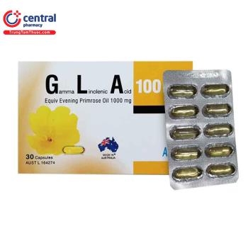 Thuốc Gamma Linolenic Acid (GLA 100mg) bổ sung nội tiết tố cho phụ nữ
