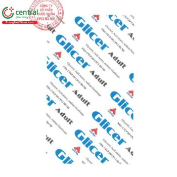 Thuốc Glicer Adult (Hộp 14 viên) - Viên đặt giúp làm mềm phân của của CPC1