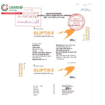 Thuốc Gliptis 5mg - Kiểm soát đường huyết ở người đái tháo đường type 2