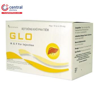 Thuốc Glo-H.G.F For Injection - điều trị viêm gan, tái tạo tế bào gan