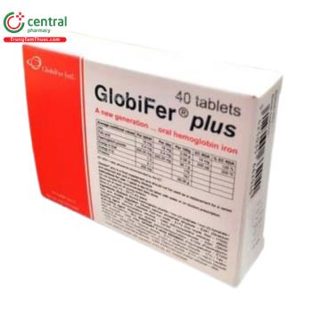 Thuốc Globifer Plus bổ sung Sắt và Sắt heme cho người bị thiếu máu