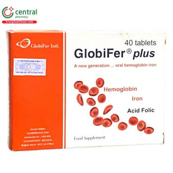 Thuốc Globifer Plus bổ sung Sắt và Sắt heme cho người bị thiếu máu