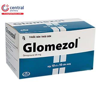 Thuốc Glomezol 20mg - Thuốc điều trị viêm loét dạ dày - tá tràng