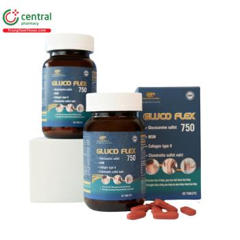 Thuốc Gluco Flex 750 làm giảm các triệu chứng của thoái hóa khớp, viêm khớp