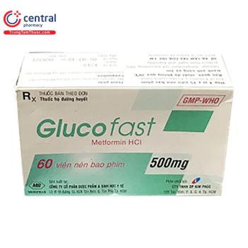 Thuốc tiểu đường Glucofast (Metformin 500mg): liều dùng, giá bán