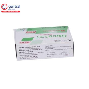 Thuốc Glucofast 850mg - Thuốc điều trị tiểu đường