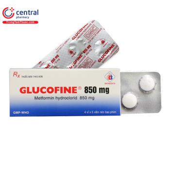 Thuốc Glucofine 850mg - Thuốc điều trị tiểu đường hiệu quả