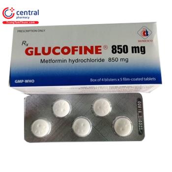 Thuốc Glucofine 850mg - Thuốc điều trị tiểu đường hiệu quả