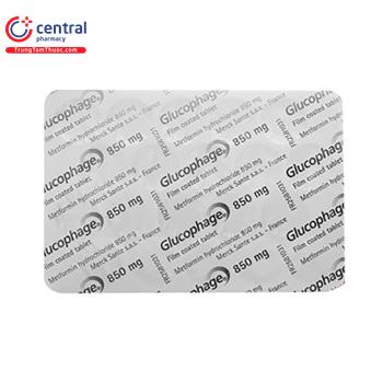 Thuốc Glucophage 850mg Merck: tác dụng, liều dùng, lưu ý