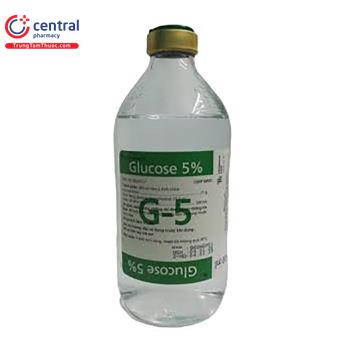 [CHÍNH HÃNG] Thuốc Glucose 5% 500ml Bidiphar - dung dịch tiêm truyền