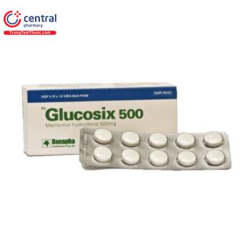 Thuốc Glucosix 500 - thuốc điều trị đái tháo đường tuýp II