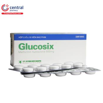 Thuốc Glucosix 500 - thuốc điều trị đái tháo đường tuýp II