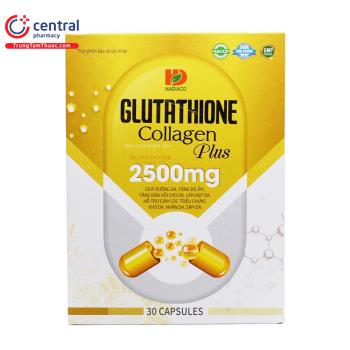 [CHÍNH HÃNG] Glutathione Collagen Plus Hadaco hỗ trợ làm đẹp da