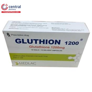 [CHÍNH HÃNG] Thuốc Gluthion 1200 - bột pha tiêm tăng cường miễn dịch