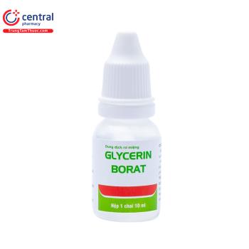 Thuốc Glycerin Borat Quang Xanh giúp giảm nhiệt, sưng, viêm lở miệng