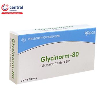Thuốc Glycinorm-80 - điều trị đái tháo đường không phụ thuộc Insulin