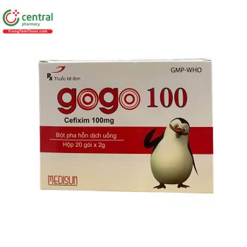 Thuốc GoGo 100 (Cefixim 100mg) - Điều trị nhiễm trùng đường tiết niệu ...
