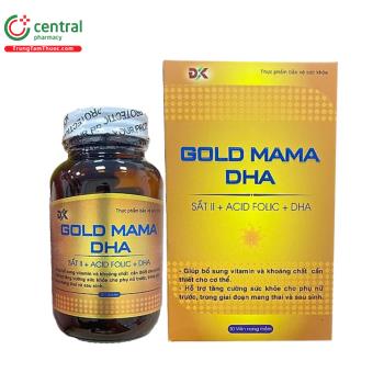 Thuốc vitamin tổng hợp Gold Mama DHA cho phụ nữ mang thai