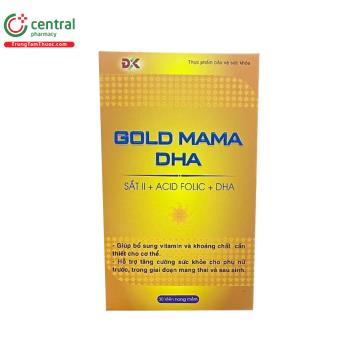Thuốc vitamin tổng hợp Gold Mama DHA cho phụ nữ mang thai