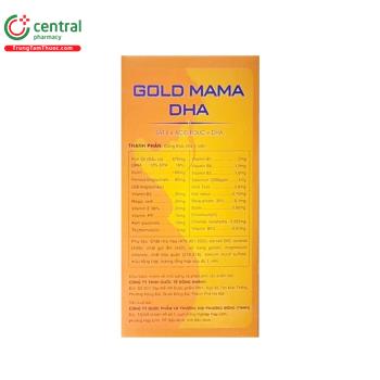 Thuốc vitamin tổng hợp Gold Mama DHA cho phụ nữ mang thai
