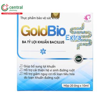 Men vi sinh GoldBio Extra hỗ trợ giảm tiêu chảy, hấp thu kém ở trẻ