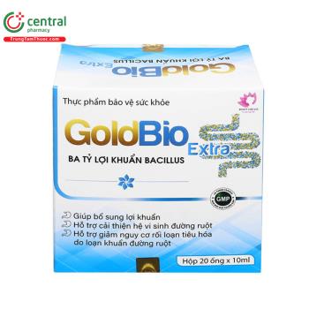 Men vi sinh GoldBio Extra hỗ trợ giảm tiêu chảy, hấp thu kém ở trẻ