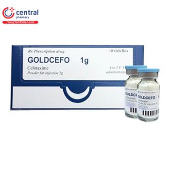 Thuốc Goldcefo 1g điều trị nhiễm khuẩn: công dụng, cách dùng