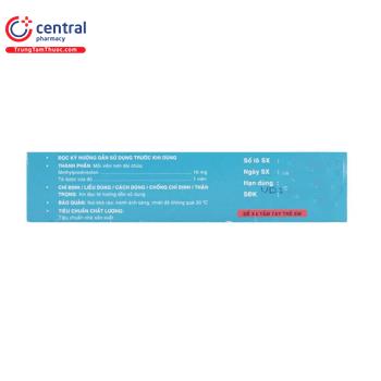 [CHÍNH HÃNG] Thuốc Gomes 16mg chống viêm, ức chế miễn dịch