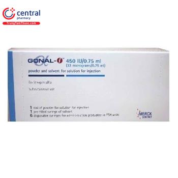 Thuốc Gonal F Pen 450IU/0.75ml - điều trị suy tuyến yên ở phụ nữ