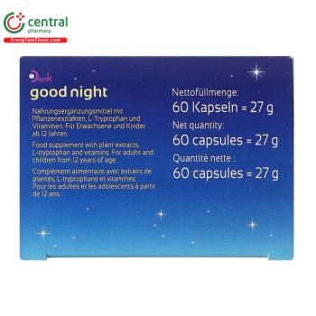 Good Night Denk hỗ trợ nâng cao giấc ngủ, mang đến giấc ngủ dài mỗi đêm