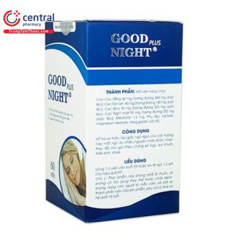 [CHÍNH HÃNG] Thuốc Good night plus hỗ trợ điều trị mất ngủ, khó ngủ