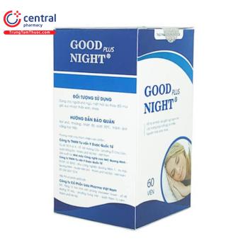[CHÍNH HÃNG] Thuốc Good night plus hỗ trợ điều trị mất ngủ, khó ngủ
