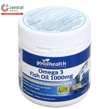 Thuốc Omega 3 Fish Oil 1000mg Goodhealth - Bổ mắt, tốt cho tim mạch