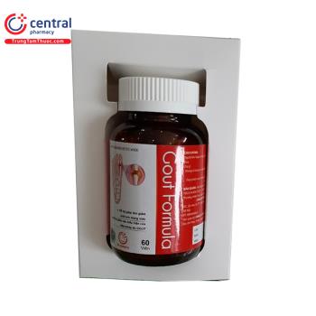 Gout Formula lọ 60 viên - Loại bỏ cơn đau do gút cấp và mạn tính