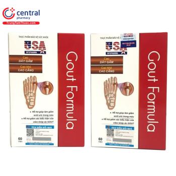 Gout Formula lọ 60 viên - Loại bỏ cơn đau do gút cấp và mạn tính