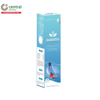 Thuốc Goutto - Hỗ trợ giảm acid uric máu, giảm nguy cơ viêm khớp