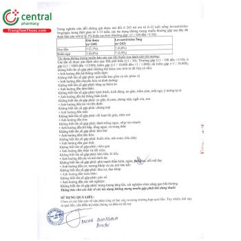 Thuốc Grarizine 5mg hộp 100 viên điều trị các chứng viêm mũi dị ứng
