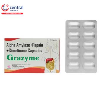 [CHÍNH HÃNG] Thuốc Grazyme cải thiện tình trạng chướng bụng, khó tiêu