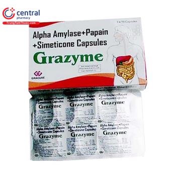 [CHÍNH HÃNG] Thuốc Grazyme cải thiện tình trạng chướng bụng, khó tiêu