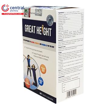 [CHÍNH HÃNG] Thuốc Great Height nâng cao tầm vóc trẻ em Việt Nam